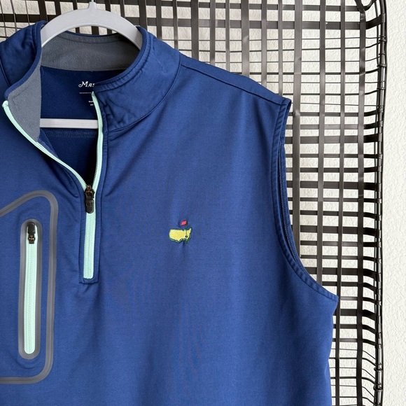 Masters | Jackets & Coats | Masters Tech Navy Quarter Zip Vest | Poshmark